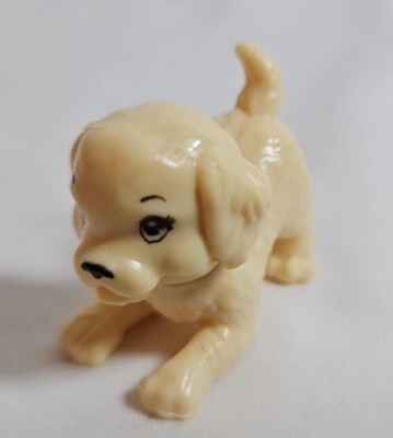 Barbie Littlest Pet Shop Puppy Dog LPS Cake Topper Bowing Playful | eBay