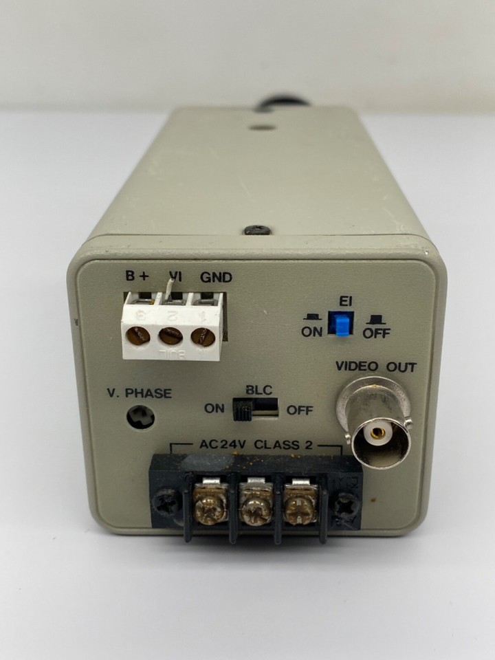 ULTRAK K-565 CCD B/W Camera Black & White 6mm 1:1.4 GE Lens (READ ...