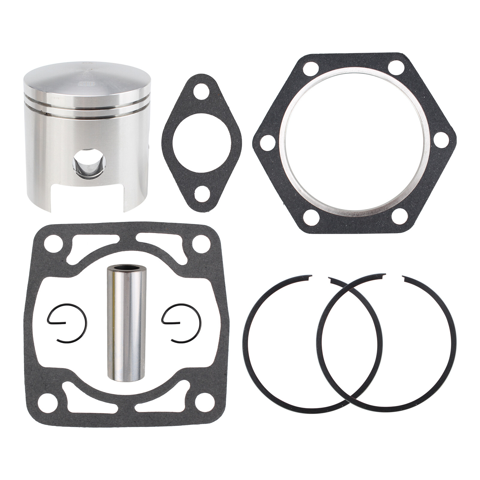 Piston Ring & Gasket Kit For EZGO 244cc EC25-2PG engine Gas Golf Cart ...