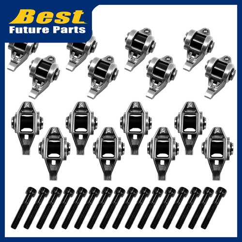 LS1 Rocker Arms With Trunion Kit Installed LS2 LS6 LQ4 LQ9 LY5 LY6 LM7 ...