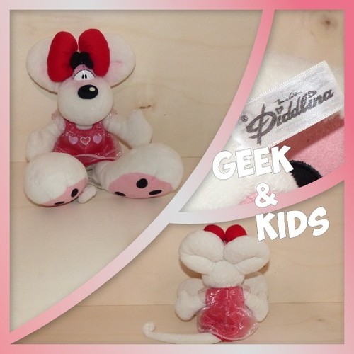 Peluche Diddl - Diddlina - Robe Rouge Coeur - Ref C10 | eBay UK