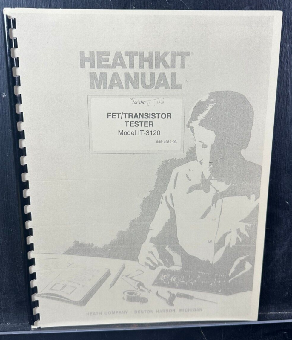 Heathkit IT-3120 FET Transistor Tester Manual REPRINT | eBay