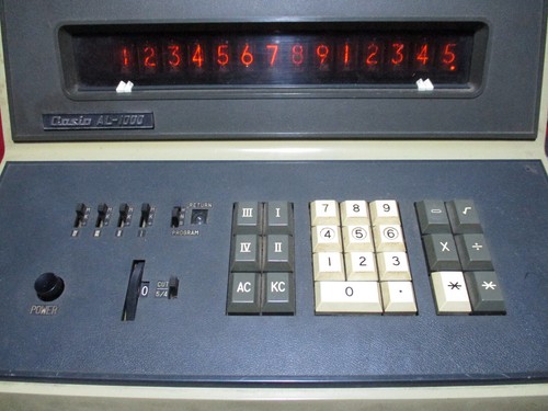 1967 Casio AL-1000 Vintage Calculator Nixie Tube Computer Remington ...