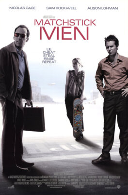 MATCHSTICK MEN great original rolled 27x40 D/S movie poster 2003 | eBay