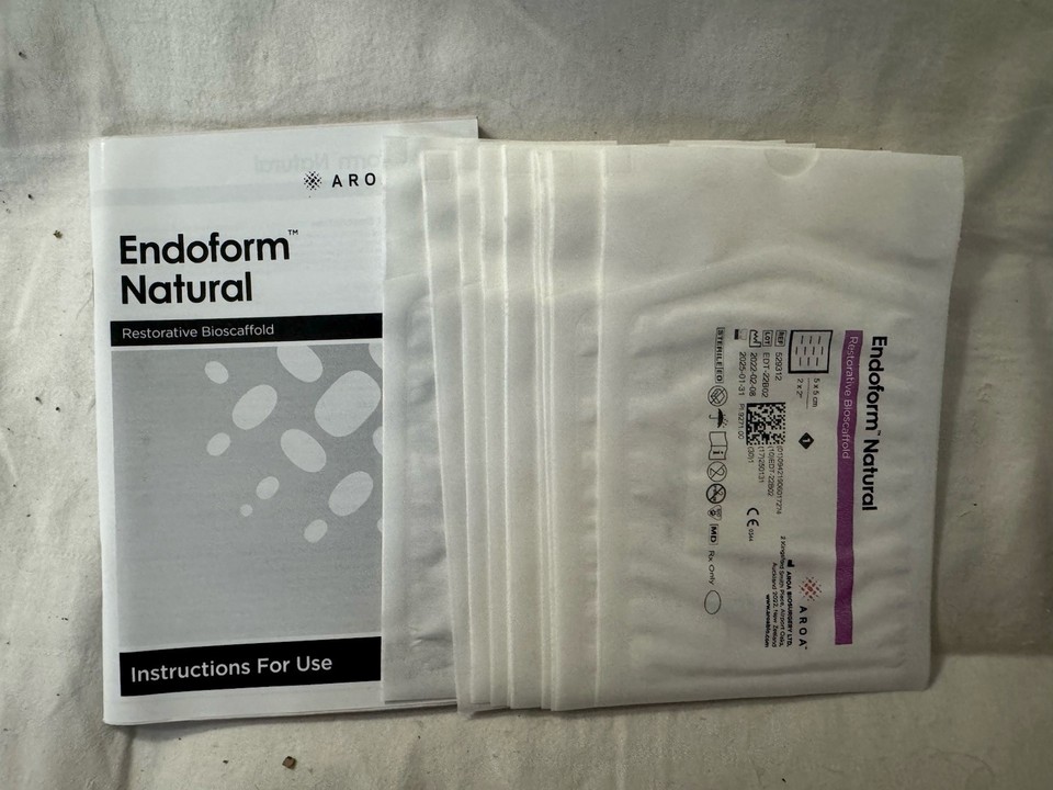 Endoform Natural Restorative Bioscaffold - Box Of 20 Unopened Dressings ...