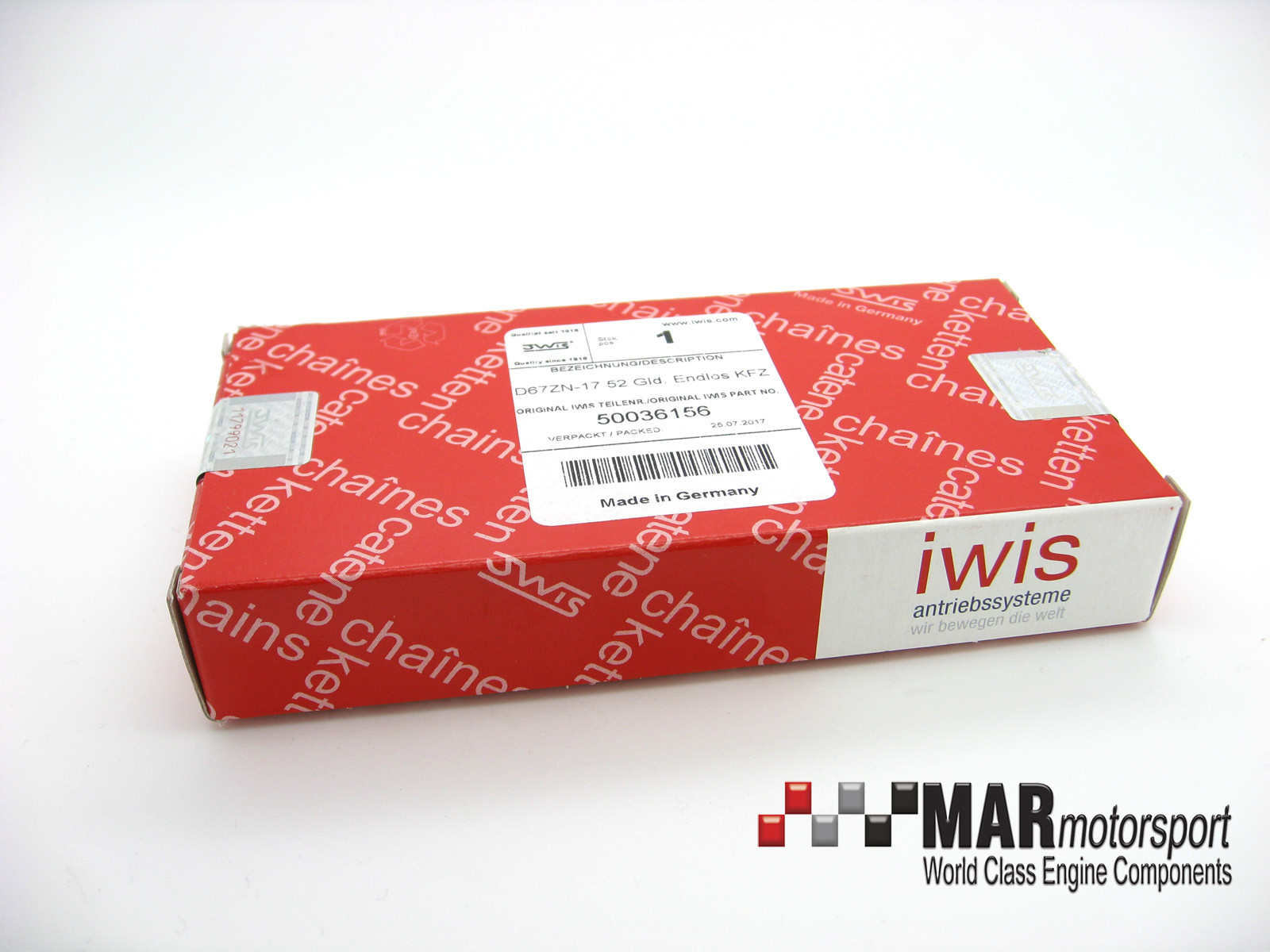 Classic Mini IWIS German manufactured Duplex Timing Chain 1275, 998 A ...