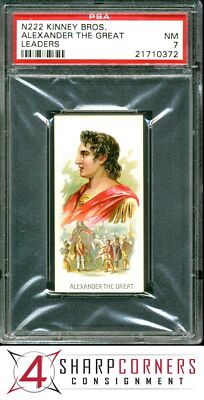 1889 N222 KINNEY BROS. LEADERS ALEXANDER THE GREAT POP 6 PSA 7 | eBay