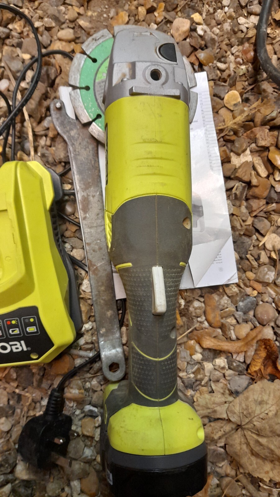 Ryobi R18AG-0 18V Cordless Angle Grinder | eBay UK