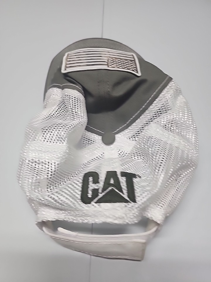 Caterpillar CAT Equipment USA Flag Mesh Cap/Hat | eBay