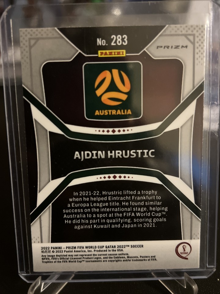 2022 Prizm FIFA World Cup Qatar AJDIN HRUSTIC Rookie RC Pink Ssp #283 ...