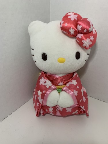 Sanrio Hello Kitty plush Sakura kimono geisha 2006 pink cherry blossom ...