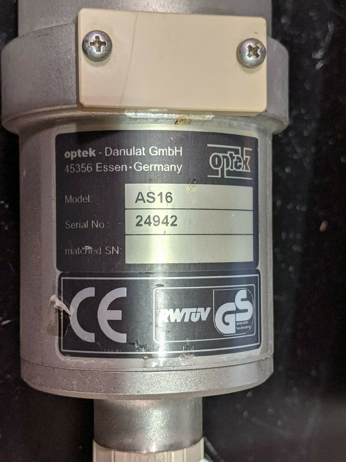 Optek C4101 Control 4000 Photometric Converter with AS16 Probe Sensor ...