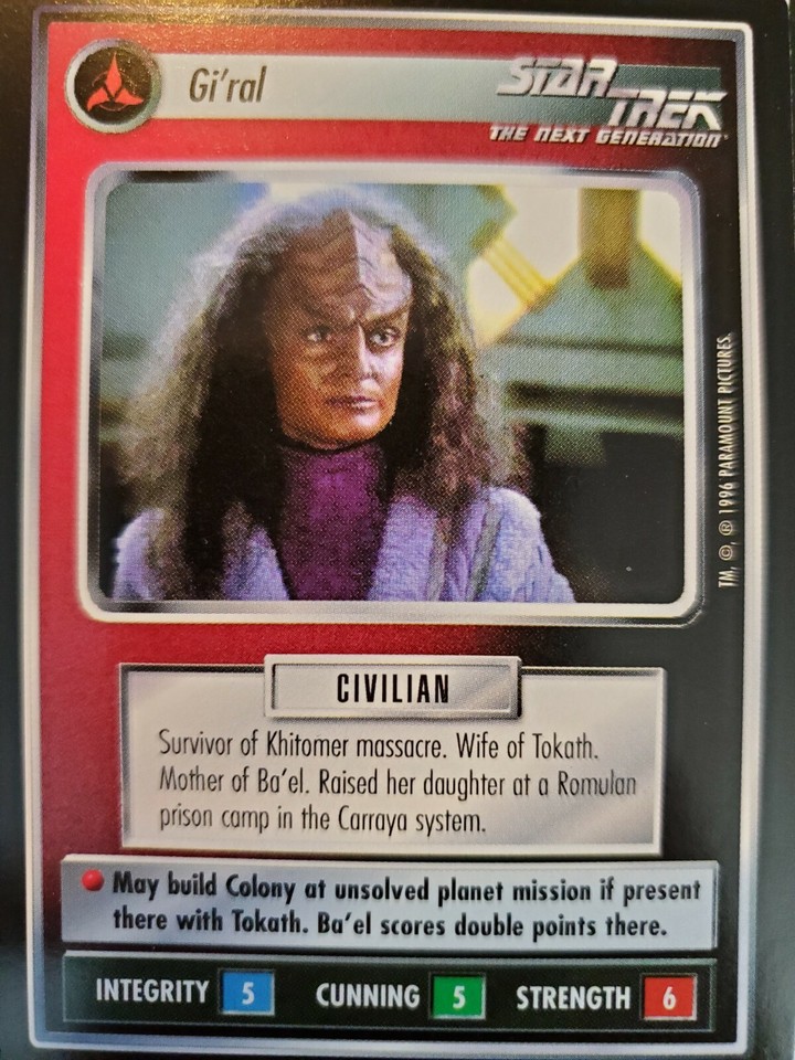 Star Trek CCG 2-Player Introductory Game SINGLES * Select Your Card ...