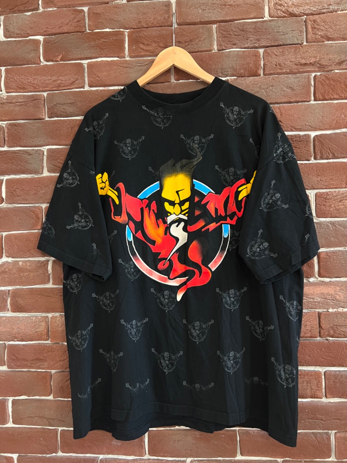 Rare Vintage 1996 Thunderdome Wizard Gabber black xl - Gem