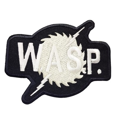 W.A.S.P. IRON / SEW ON PATCHES ROCK MUSIC BAND EMBROIDERED Heavy Metal ...