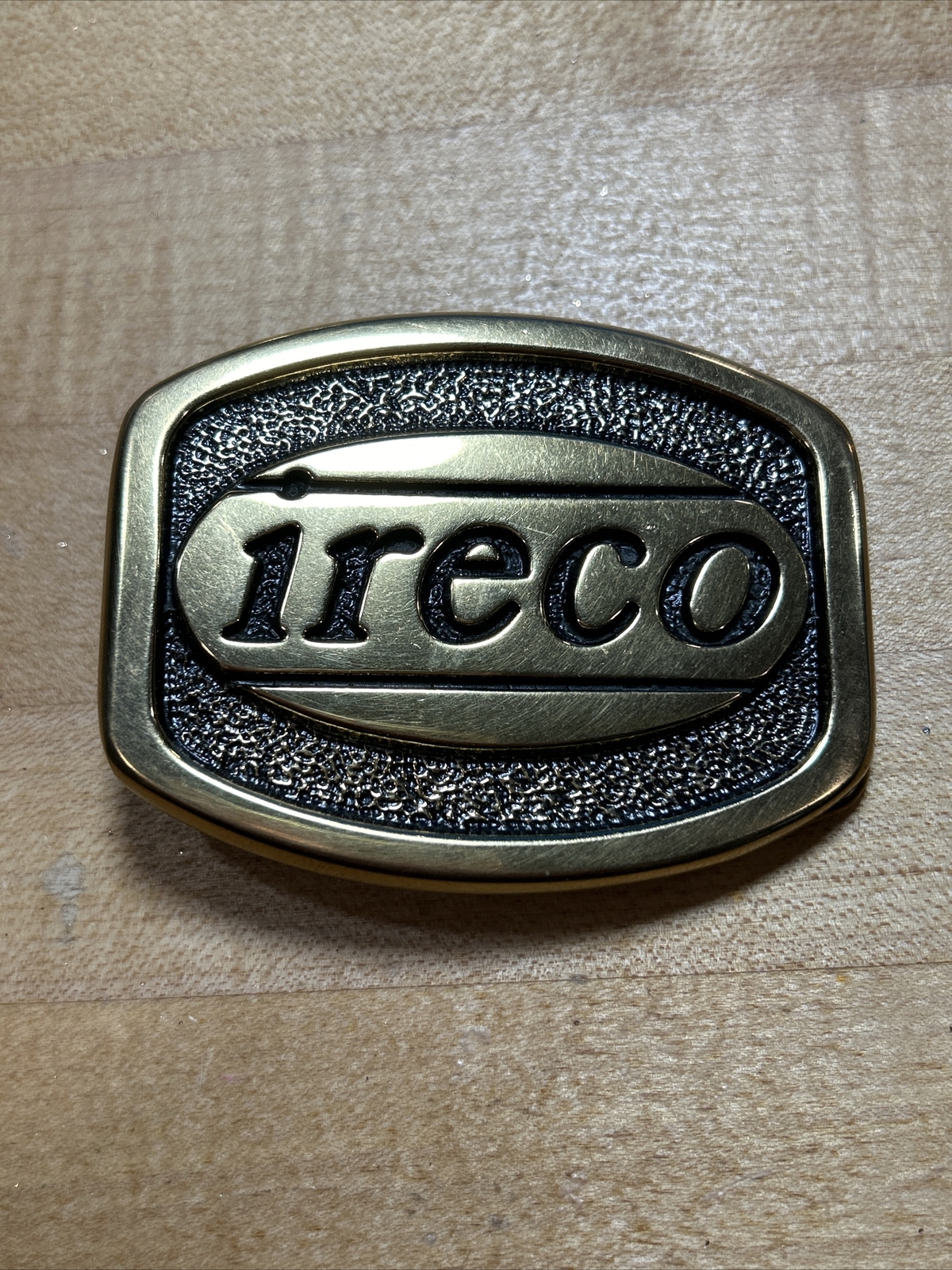 Ireco Railroad Supplier Solid Brass Belt Buckle Vinta… - Gem