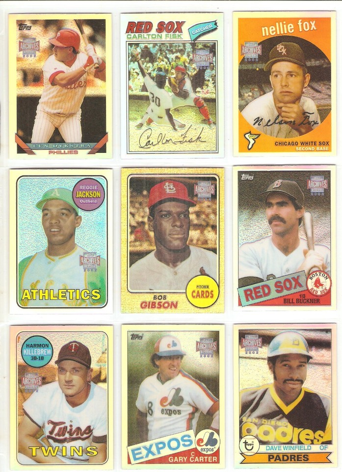 2002 TOPPS ARCHIVES RESERVE COMPLETE BASEBALL SET 1-100 | eBay