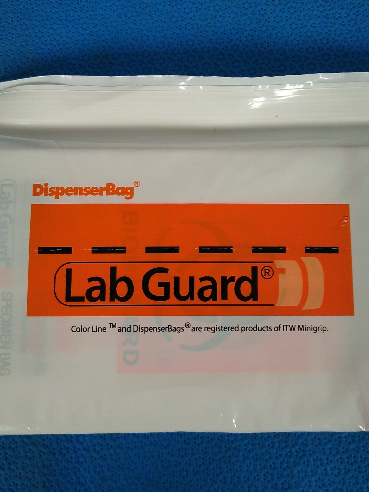 Minigrip #SBL2X46B 3 Wall Biohazard Specimen Bags 4" x 6", Pack of 50 ...