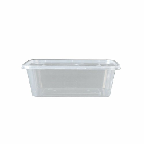 650ml Food Storage Containers with Lids Rectangular Takeaway Box Lunch ...