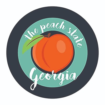 Georgia The Peach State Sticker Decal | eBay
