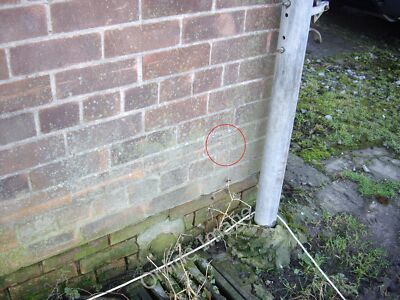 Photo 12x8 Cut Mark, Hatton Hall Gatesheath OS Cut Mark on corner of ...