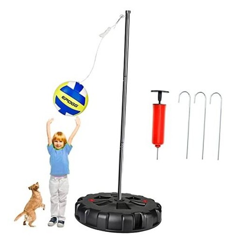 Tetherball Ball and Rope, Outdoor Portable 01 Tetherball Ball and Rope ...