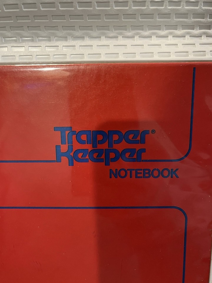 Vintage Mead Red Trapper Keeper Notebook 3 Ring Binder Clipboard 90s ...