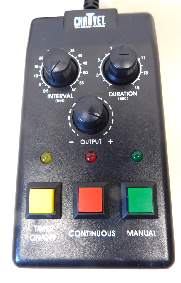 CHAUVET DJ FC-T FCT Wired Timer Remote Control for Chauvet Fog Machines ...