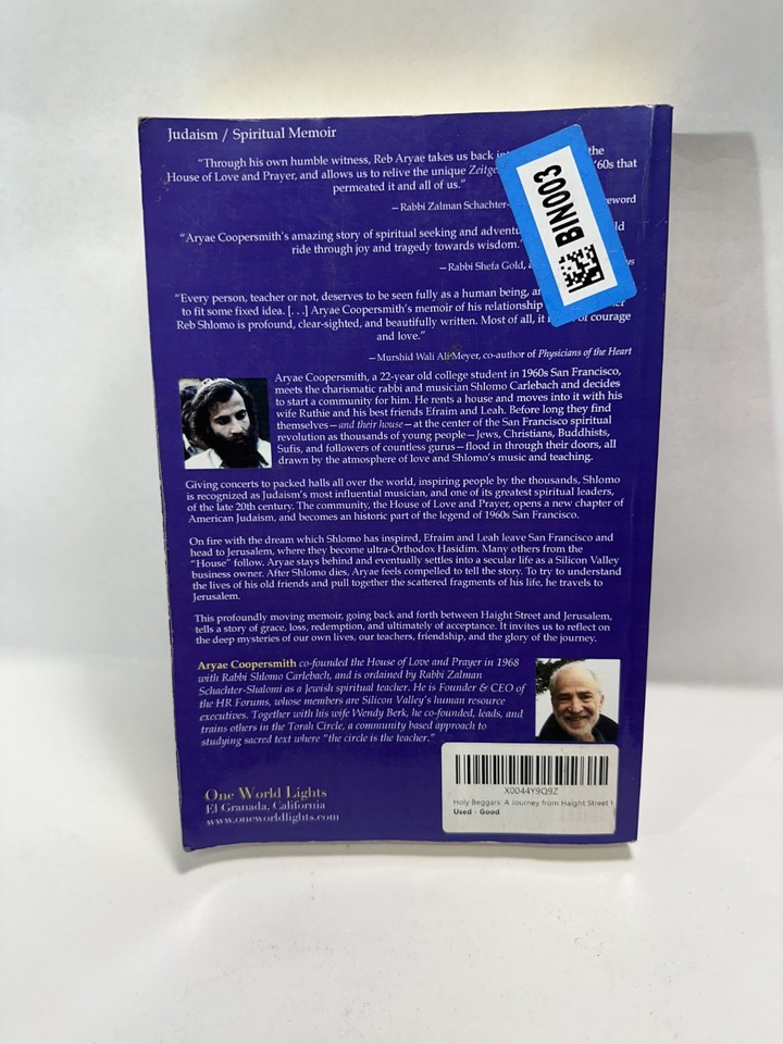 Holy Beggars: A Journey from Haight Street to Jerusalem by Coopersmith ...