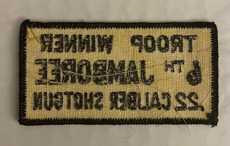 1964 National Jamboree Shotgun Troop Winner Patch Boy Scout BSA 1960’s ...