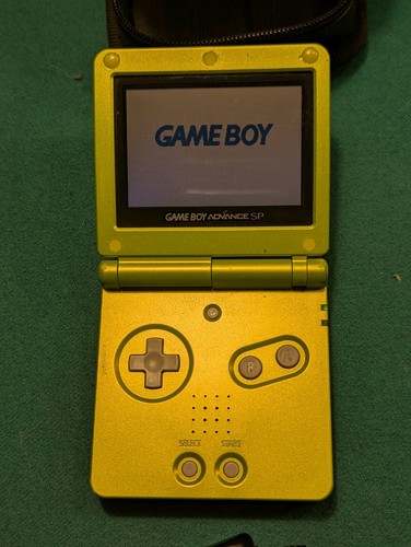 Tested Nintendo Game Boy Advance SP ( Lime Green ) Target exclusive and ...