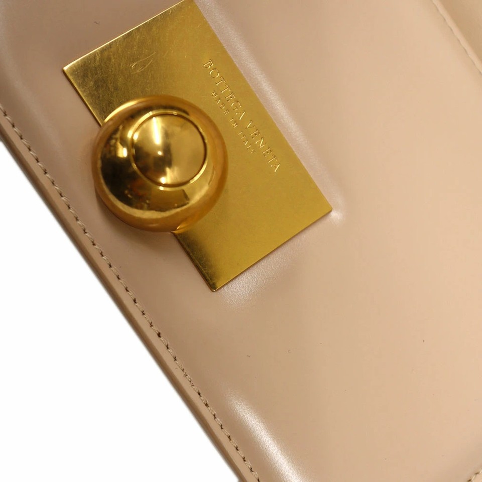Bottega Veneta Mini The Classic Pink Beige Leather Shoulder Bag ...