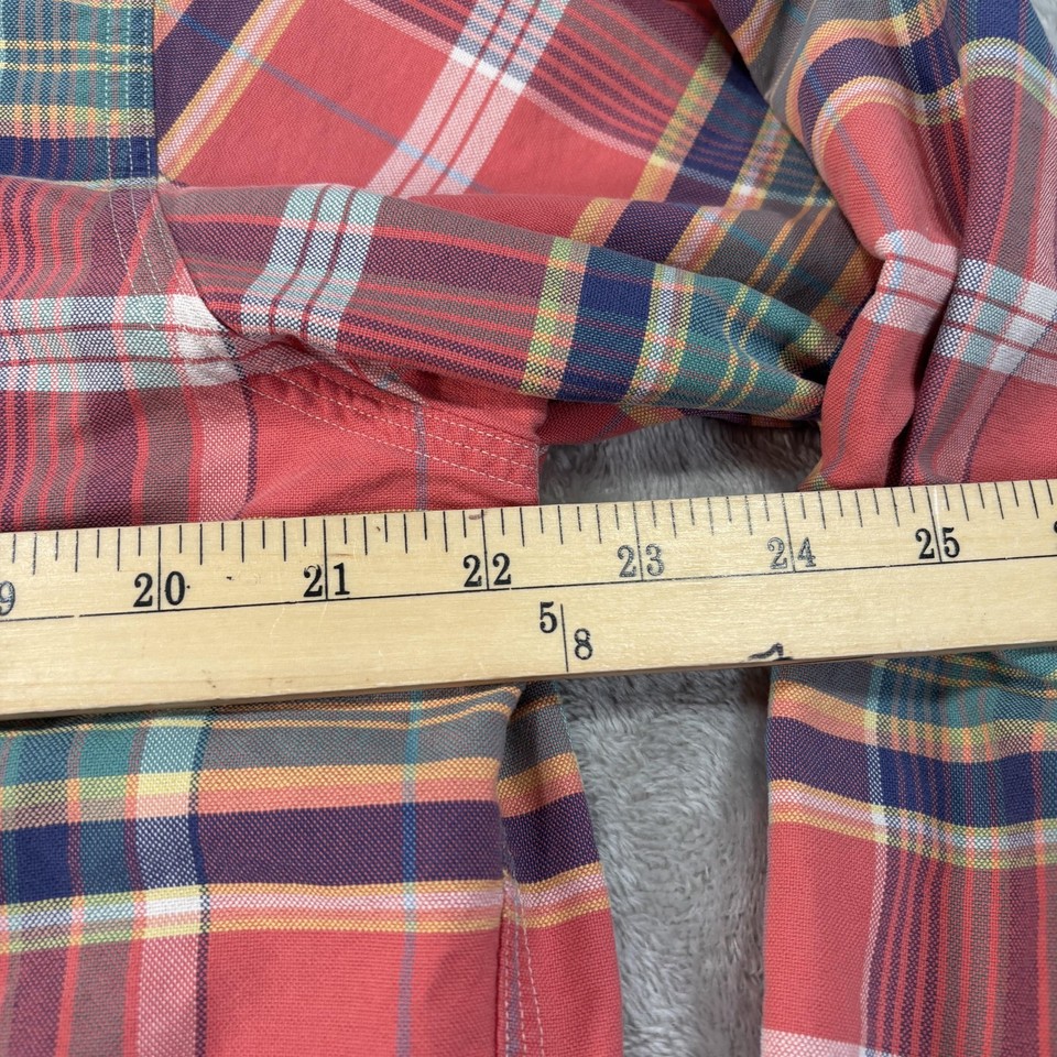 Polo Ralph Lauren Shirt Mens Large Red Plaid Button Down Long Sleeve ...