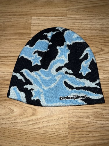 Broken Planet Camo Beanie Blue Brand New | eBay UK