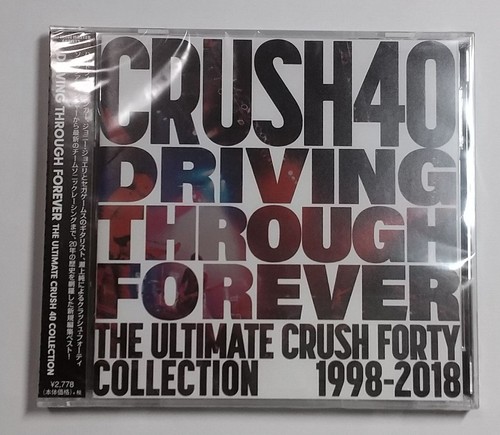 CRUSH 40 Driving Through Forever CD+DVD Sonic Best Japan 1998-2018 ...