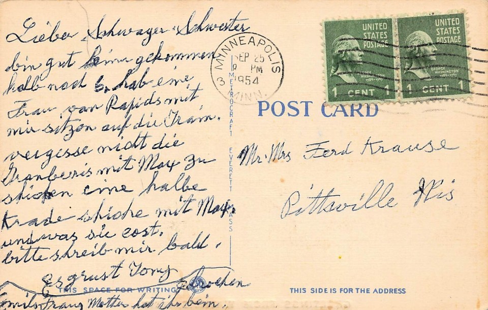 Watkins MN Minnesota Cows Rowboat Foliage Autumn Fall Duck Lake Vtg ...