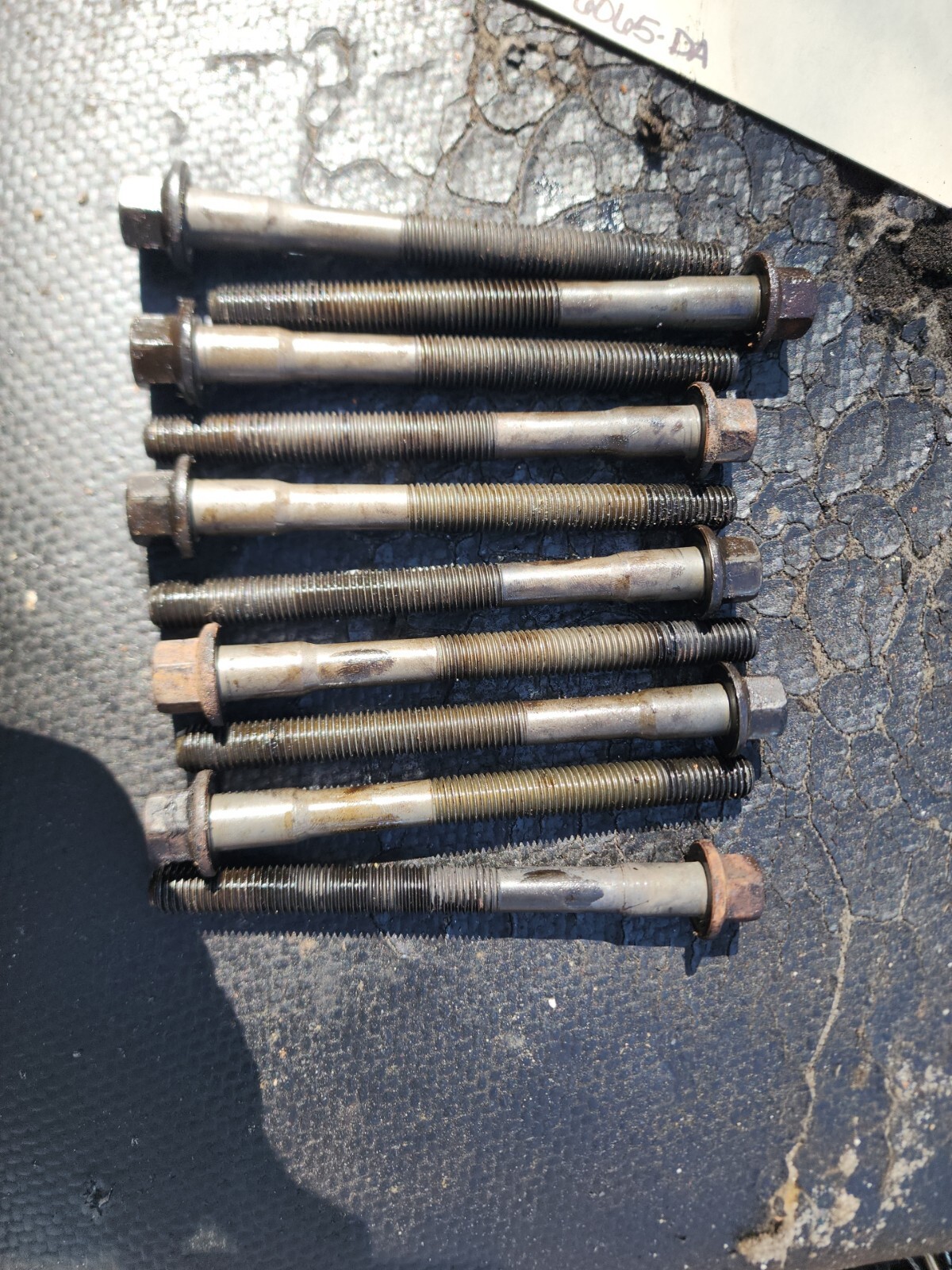 Toro 345 Ford VSG-413 Engine OEM Cylinder Head Bolt 89BM-6065-DA for ...