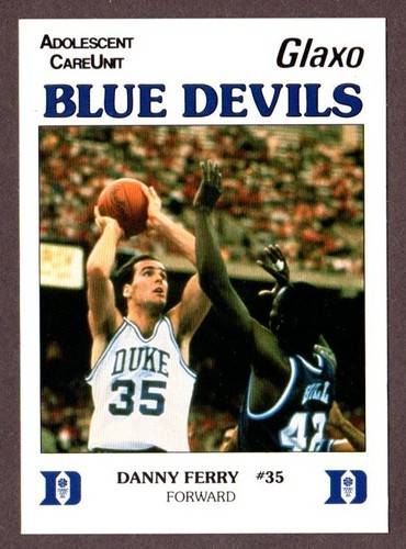 1987-88 ADOLESCENT CAREUNIT DUKE BLUE DEVILS DANNY FERRY #35 | eBay