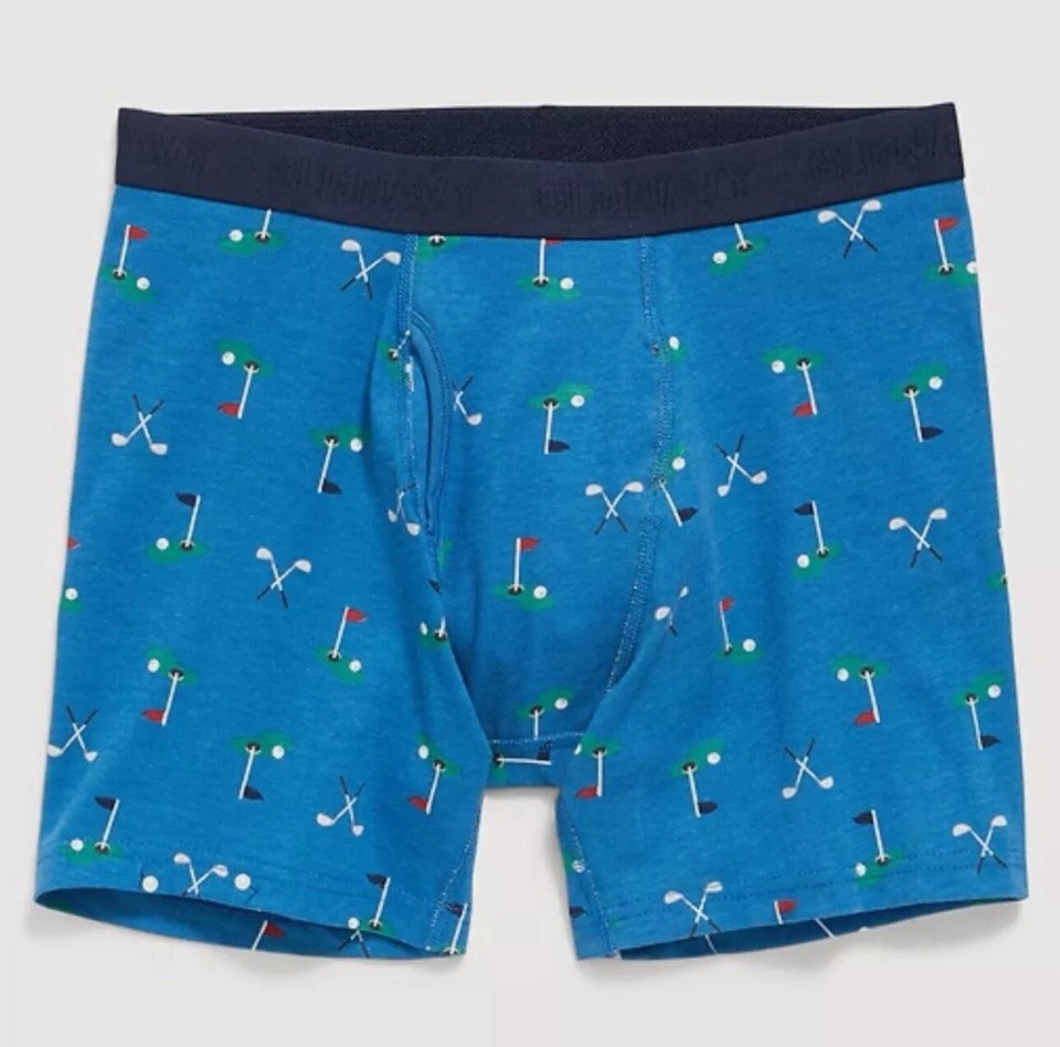 Old Navy Men's XXL ~ 3 Pair Boxer Briefs 6" Inseam Avocado Golf ...