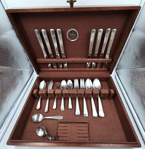 Embassy Silver Plate 32pc Signed +5 Extra Pcs Silverware & Naken's ...