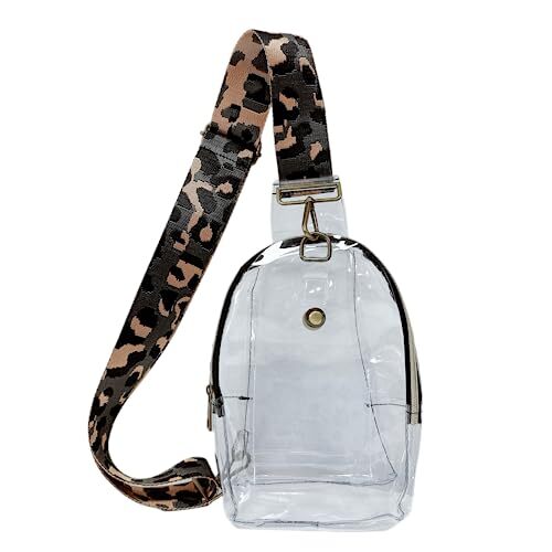 Clear Sling Bag Stadium Approved, Small Clear Chest Backpack Black-grey ...