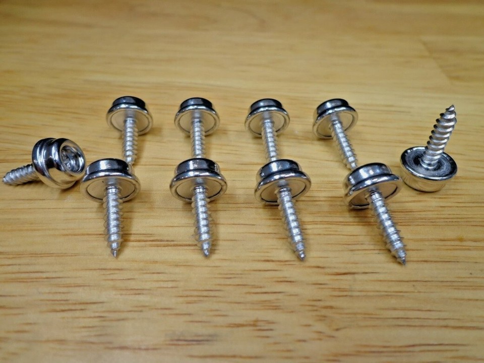 10 CONVERTIBLE TOP BOOT SNAP SCREWS! FOR OLD SCHOOL CLASSIC CAR ...