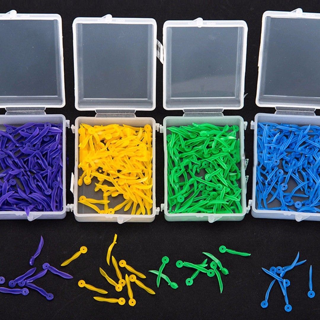 400 Pcs/set Dental Disposable Plastic Wedge With Holes Round Stern 4 ...