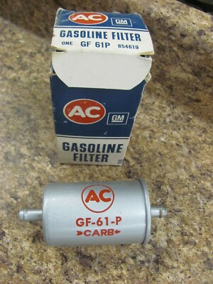 NOS 66 67 Chevelle 396 427 SS Q jet Fuel Filter GF-61P 854619 | eBay