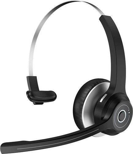 Mpow HC7 PC Wireless Headset Trucker Bluetooth Headphone w/ Mic Noise ...