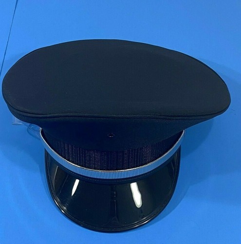 NEW BAYLY POLICE FIRE CLASS A CAP STYLE NAVY W/ SILVER SNAKE EXPANSION ...