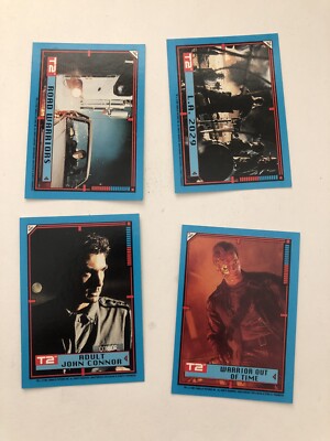 Terminator 2 Sticker Cards 1991 # 6,26,30,39 | eBay