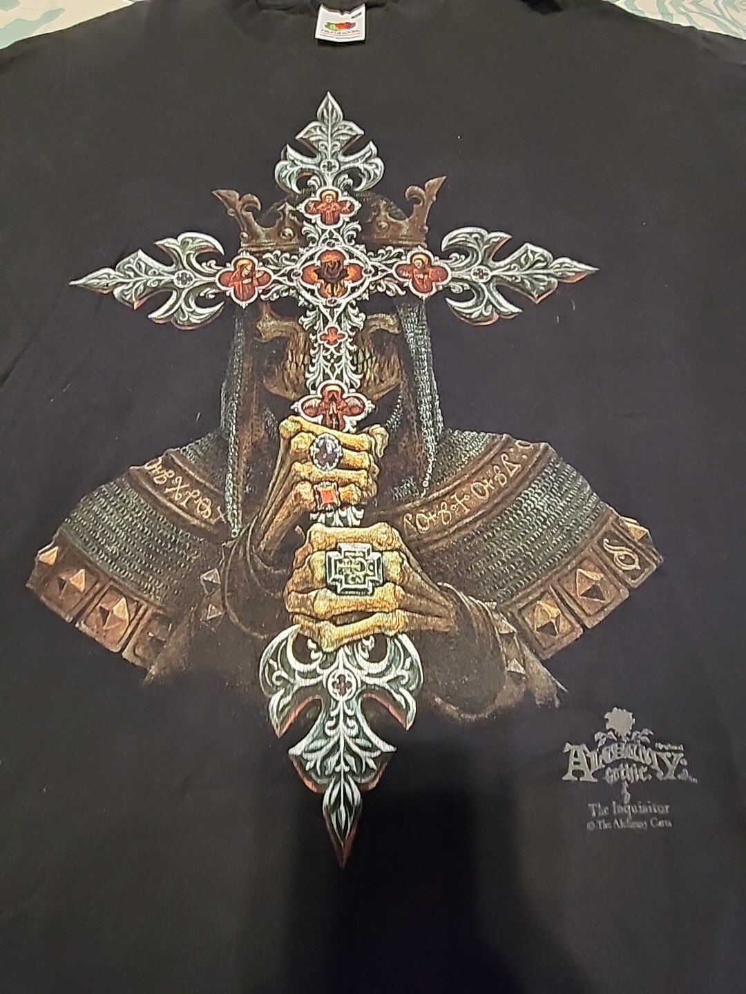 The Alchemy Guild Shirt Unisex XL Black, Chalice, Cross Print NWOT | eBay