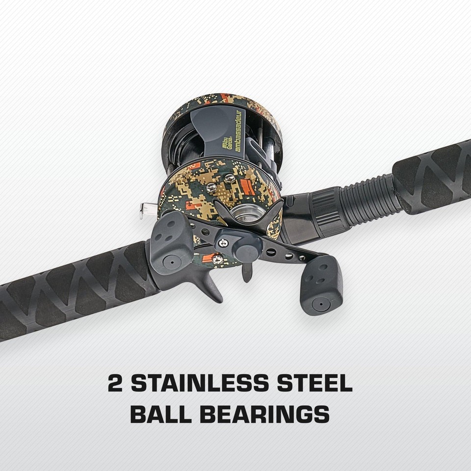 Catfish Commando Baitcast Reel and Fishing Rod Combo | eBay