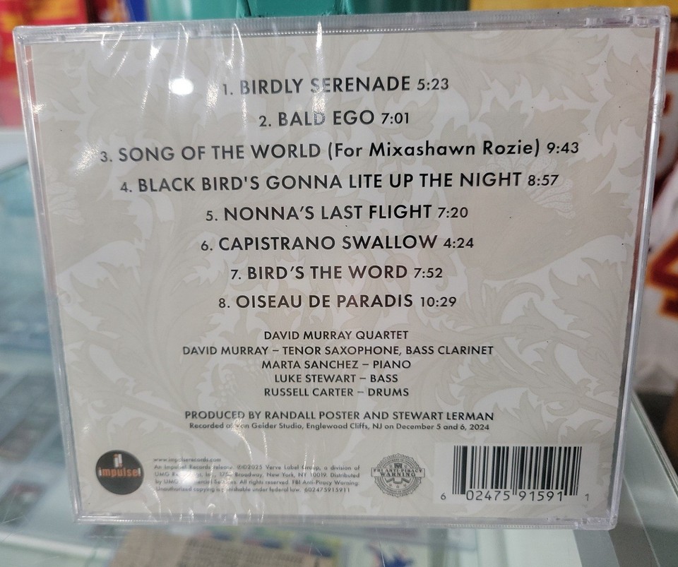 NEW David Murray - Birdly Serenade CD Impulse Birdsong Project | eBay
